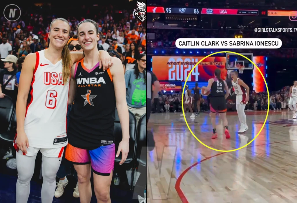 Unseen Footage of Caitlin Clark "Smoking" Sabrina Ionescu at WNBA All ...
