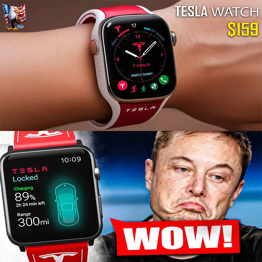 Elon Musk’s Under $179 Tesla Smart Watch STUNS Everyone! The 2026 model ...